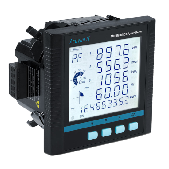 Aim Dynamics | Acuvim-IIW 5A/1A Input Advanced Power & Energy Meter by ...